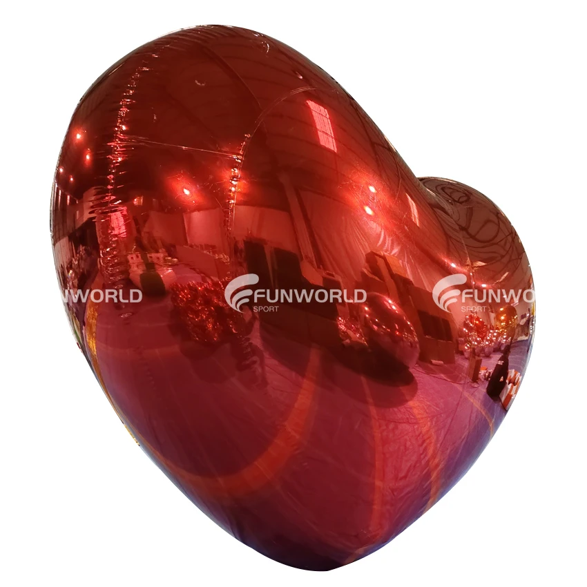 Pvc Big Inflatable Mirror Ball Colorful Red Blue Green Hanging ...