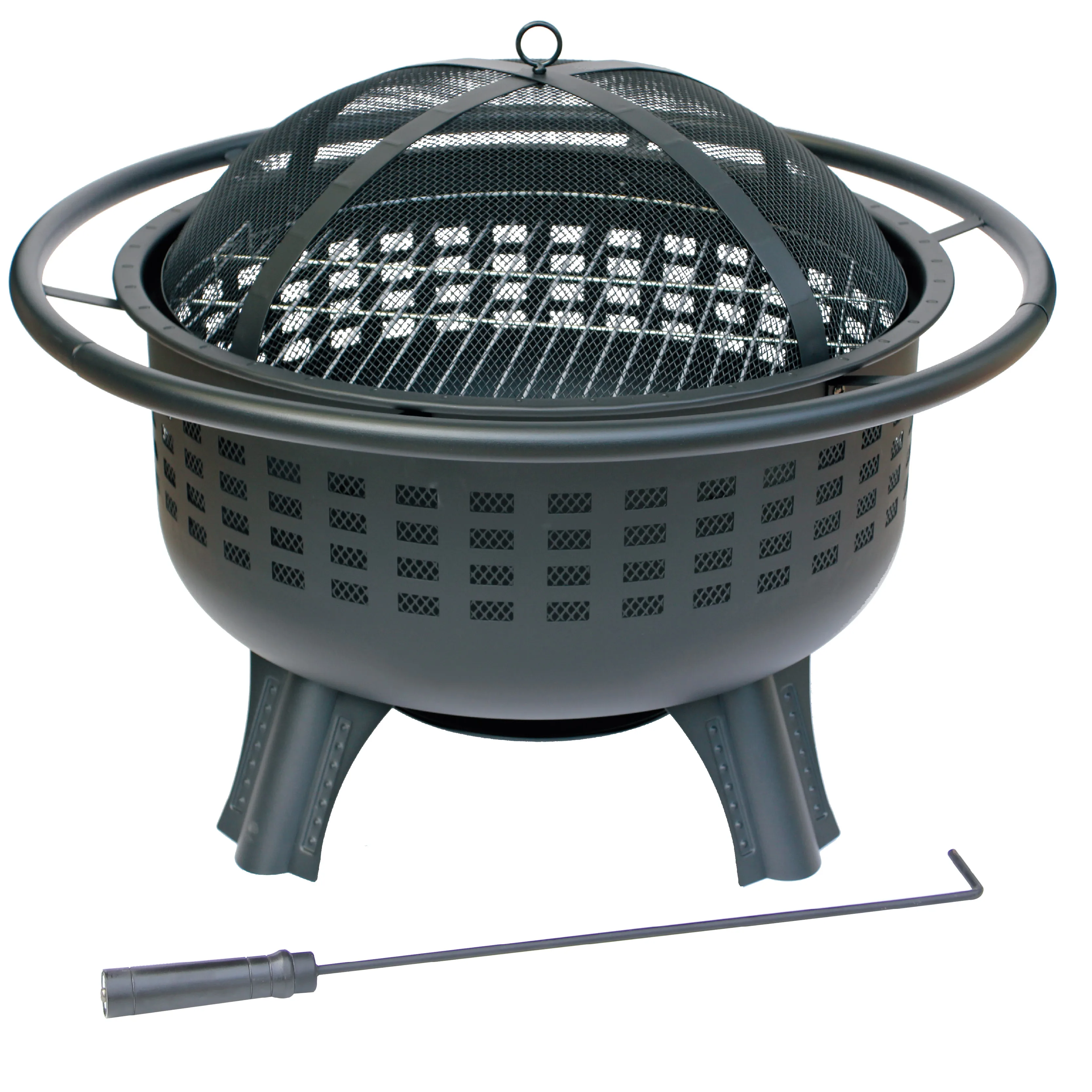 Multi Functional Barbecue Table Stove Camping Brazier Firewood Stove ...