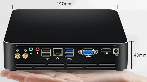 High Quality Mini Pc Core I3 6100 Ddr4 Win Mini Pc With Hd-mi And Com ...