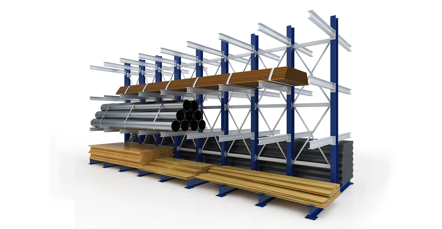 Industrial Racking System Steel Prefab Shelves For Warehouse Storage ...