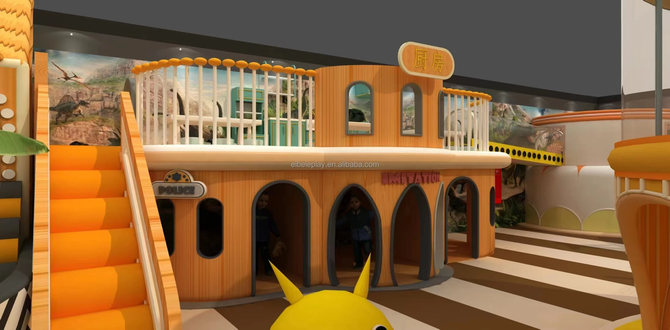 Kids Playhouse Cafe Designs - Soft Indoor Play Area Games