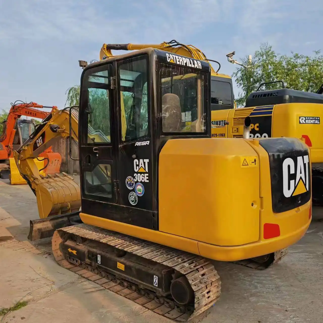 Used CAT 306E Caterpillar Mini Excavator CAT306E2 CAT306 6 Ton ...