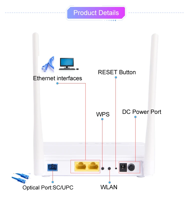 Fiber Optic Equipment - BT-223XR Optical ONT Gpon/epon/xpon