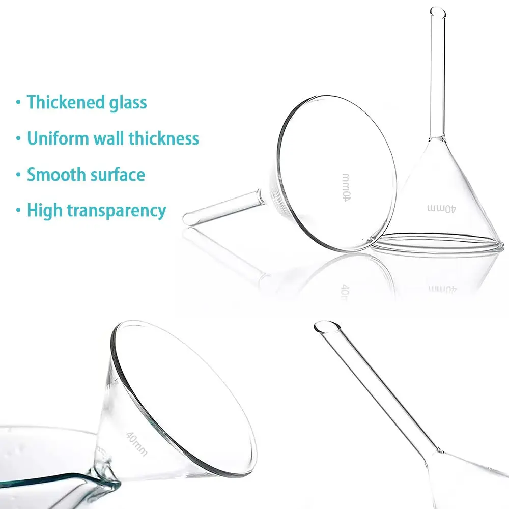 Laboratory Use Triangle Shape Borosilicate Clear Glass Funnel| Alibaba.com