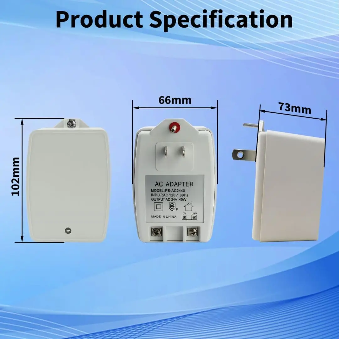 Alibaba.com: 24V 40VA plug-in transformer power supply with 110V input ...