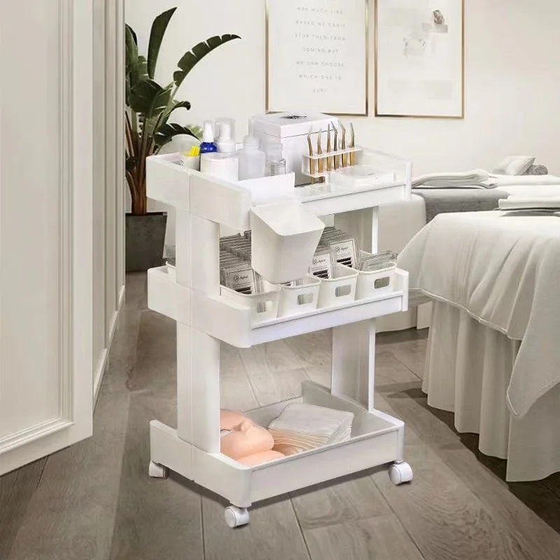 Modern Beauty Salon Cart Salon Furniture Cosmetologist Trolley Storage ...