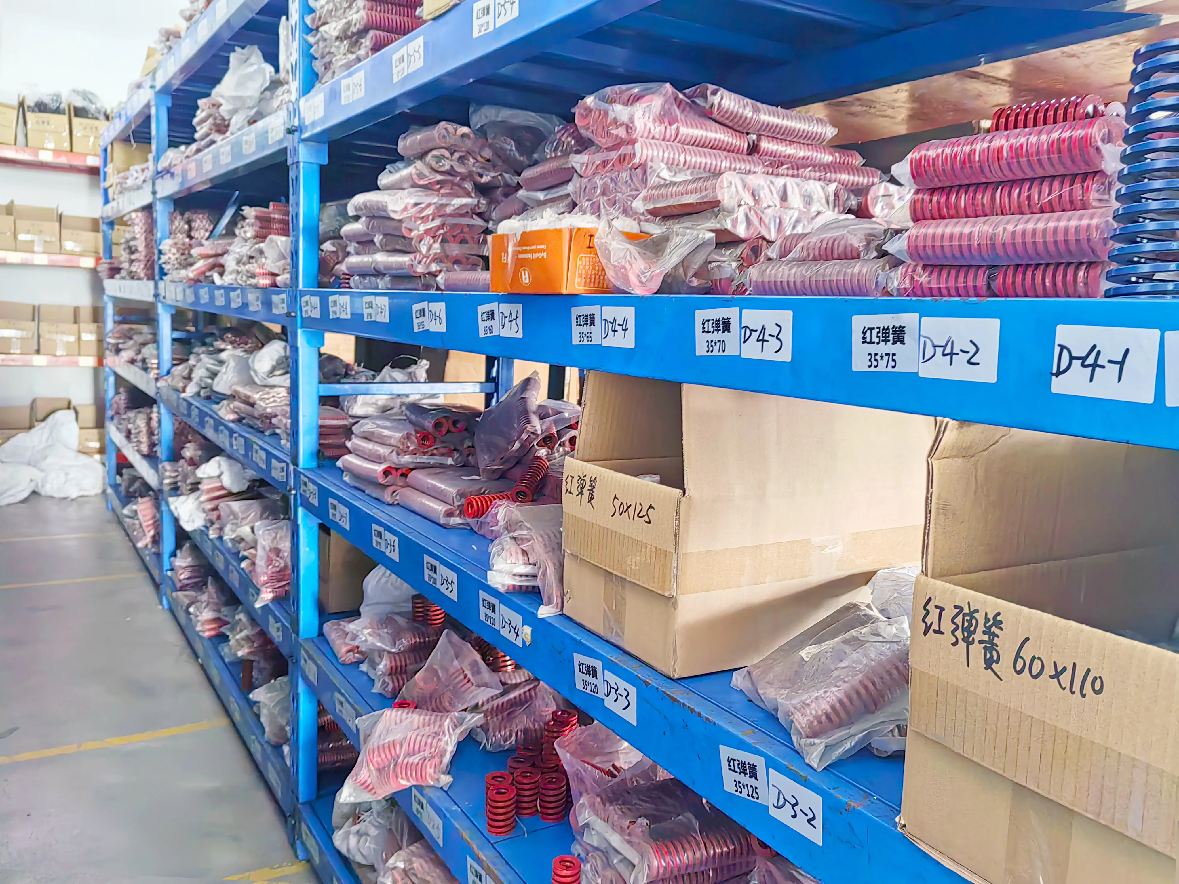 OEM Custom Rectangular Die Springs Green Coil Super Heavy Load ...