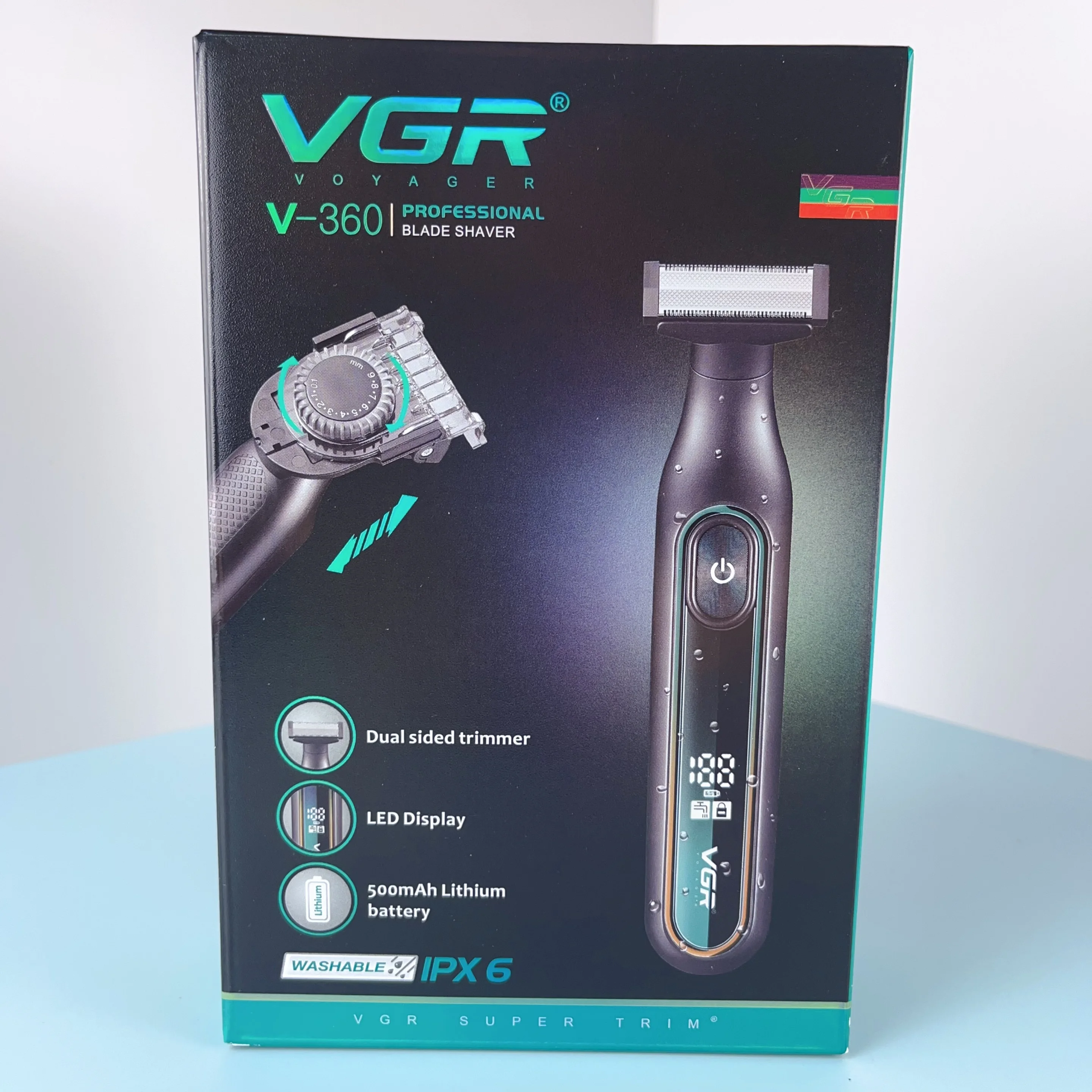 Vgr V-360 Hair Clipper - Professional, Waterproof, and Durable