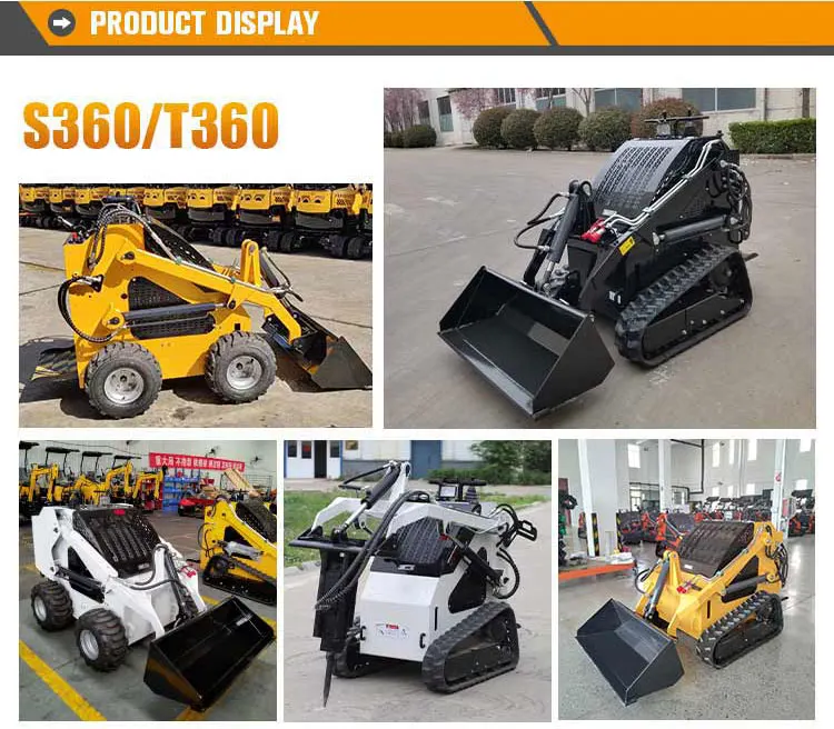 ZM Mini Skid Steer Loaders - EPA Diesel Engines & Attachments