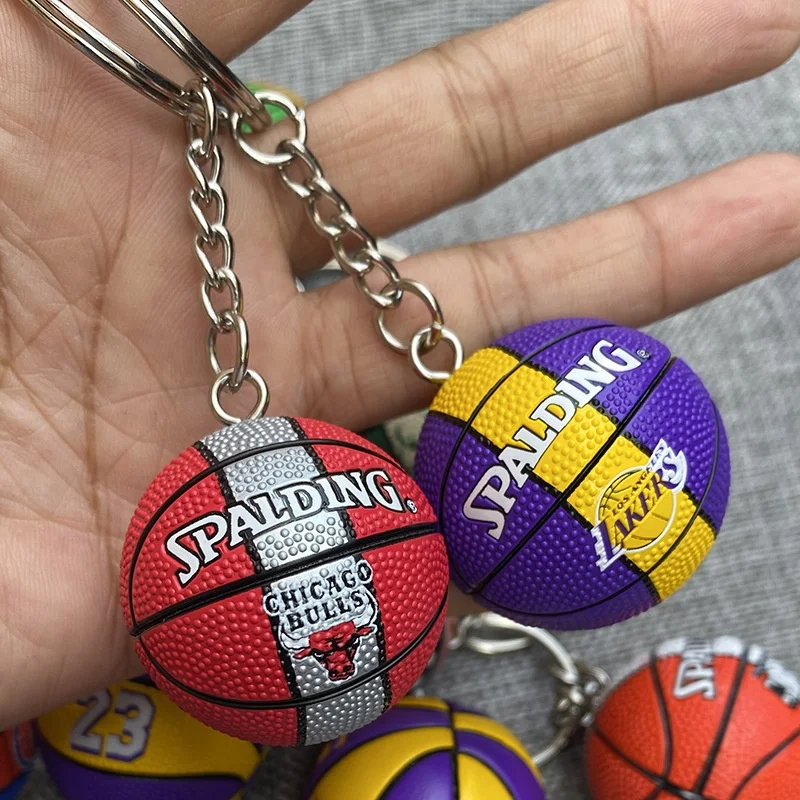 Hot Sale Basketball Ball Keychains 3d Sports Souvenir Gifts Fashion All ...