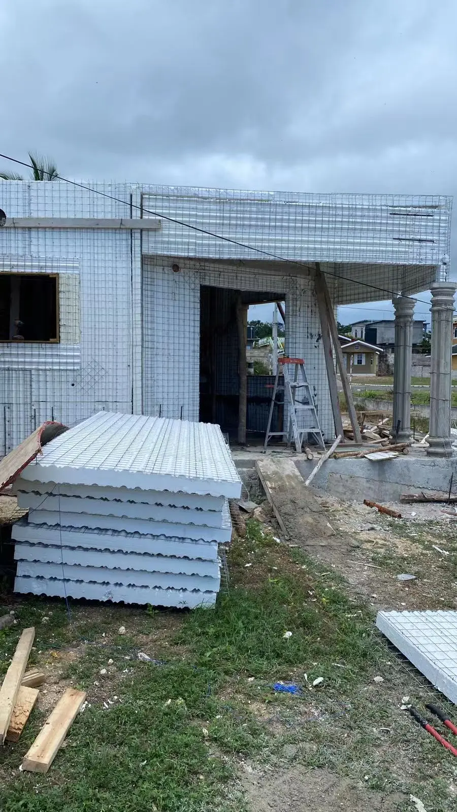 Construction Eps Wire Mesh 3d Wall Panels - Buy 3d Eps Steel Mesh Wall ...