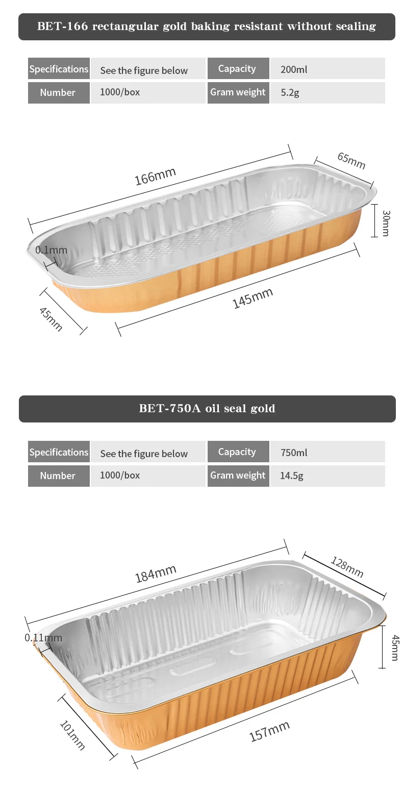 Aluminum Foil Bowl Barbecue Insulation Tin Foil Carton Disposable ...