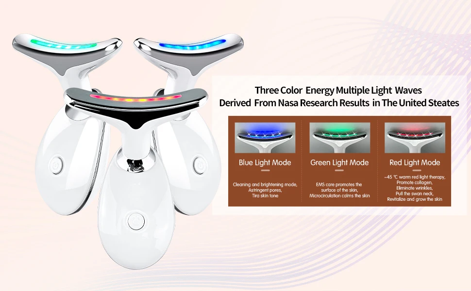 Custom Ems Face Neck Massager Double Chin Vibration Facial Tightening ...