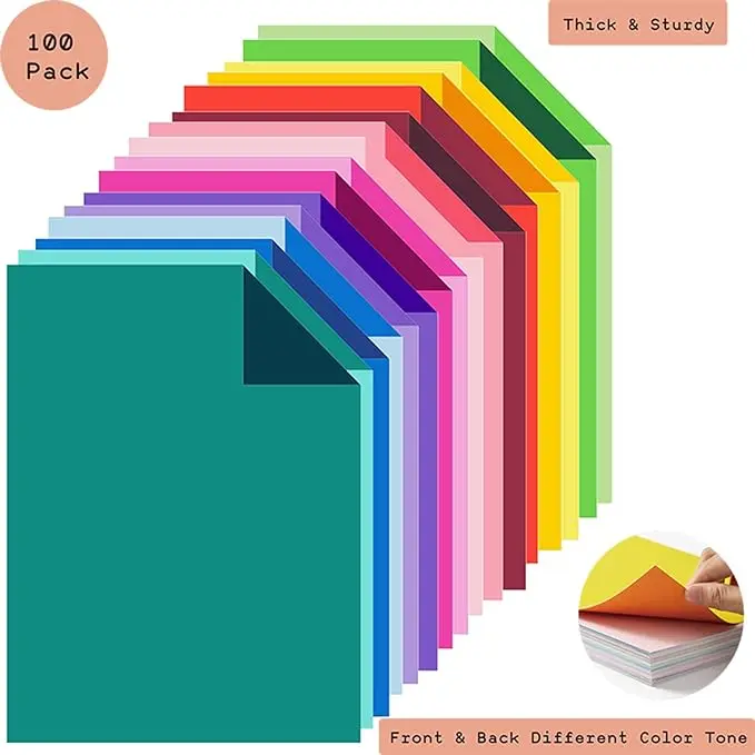 Different Color Codes Colorful Cardstock 250gsm For Diy Art Scrapbook ...
