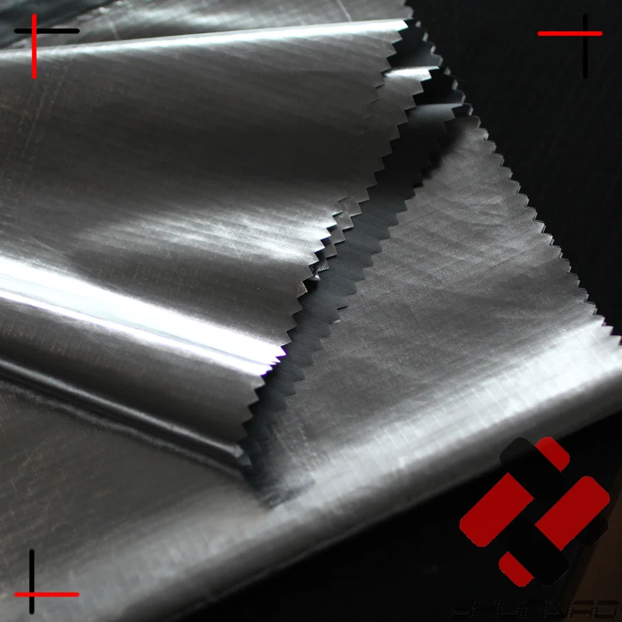 Durable Silver Awning Fabric - Reflective Ripstop Nylon