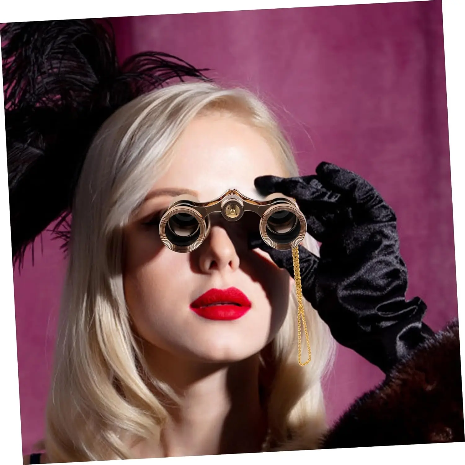 3x25 Opera Binoculars - Coated Lens Telescopes for Theater