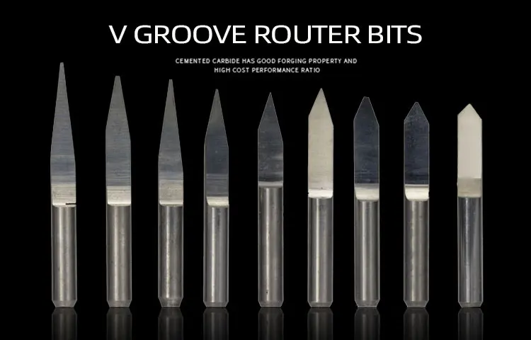 V Groove Shank Woodworking Tools Carbidetipped Cnc Engraving Router ...