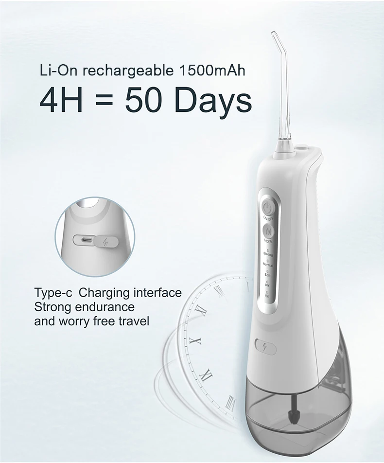 Rechargeable Portable Intelligent Waterflosser 2024