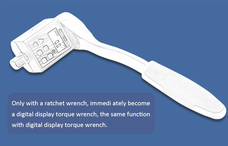 High Precision Digital Torque Angle Adapter 1/4 3/8 1/2 Electronic ...