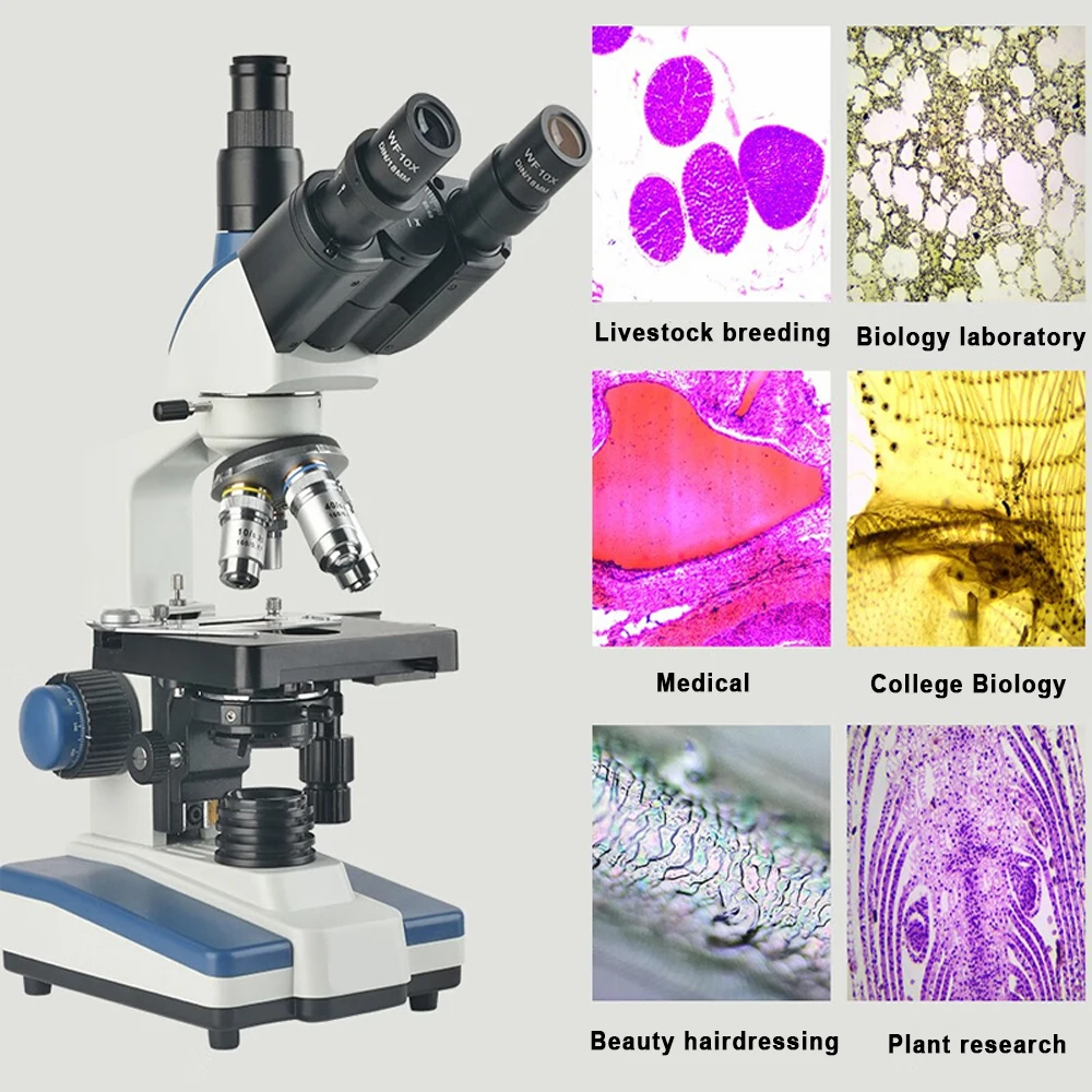 IKEME Laboratory Digital Biological Microscope Optical System Mobile ...