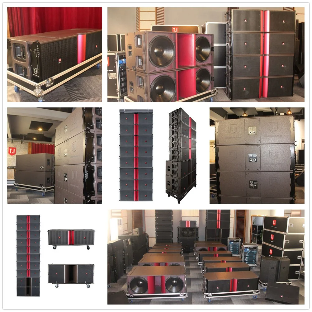 Professional 3-way Passive Line Array Speakers Dual 15-inch Powered ...