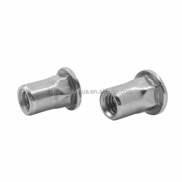 Flat Countersunk Head 304 Stainless Steel M8 Rivet Nut Aluminium ...