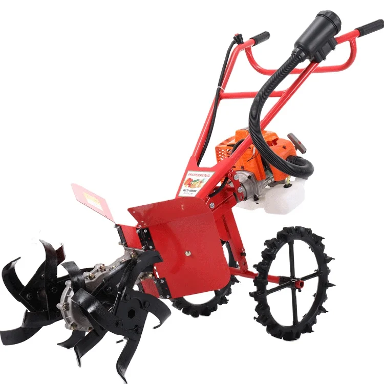 Agricultural Farming Compact Rotavator Walking Tractor Home Use Mini ...