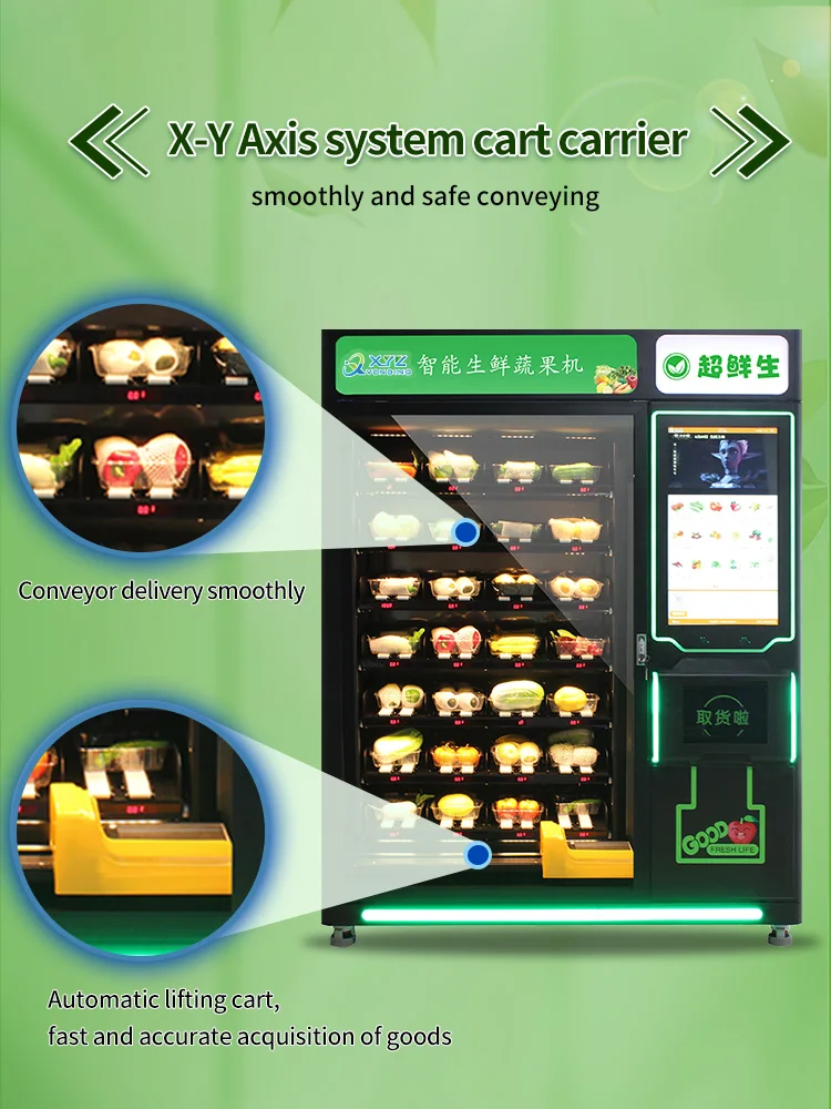 XYZ Fresh Food Vending Machine - Automatic Cold Toast Sandwich Vending