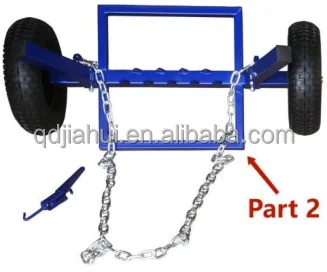 ATV Log Hauler Log Loader Hauler Hand Operated Winch Log Hauler for ...