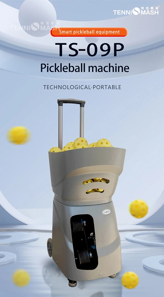 New Durable Smart Pickleball Ball Launcher Automatic Spin Integrated ...