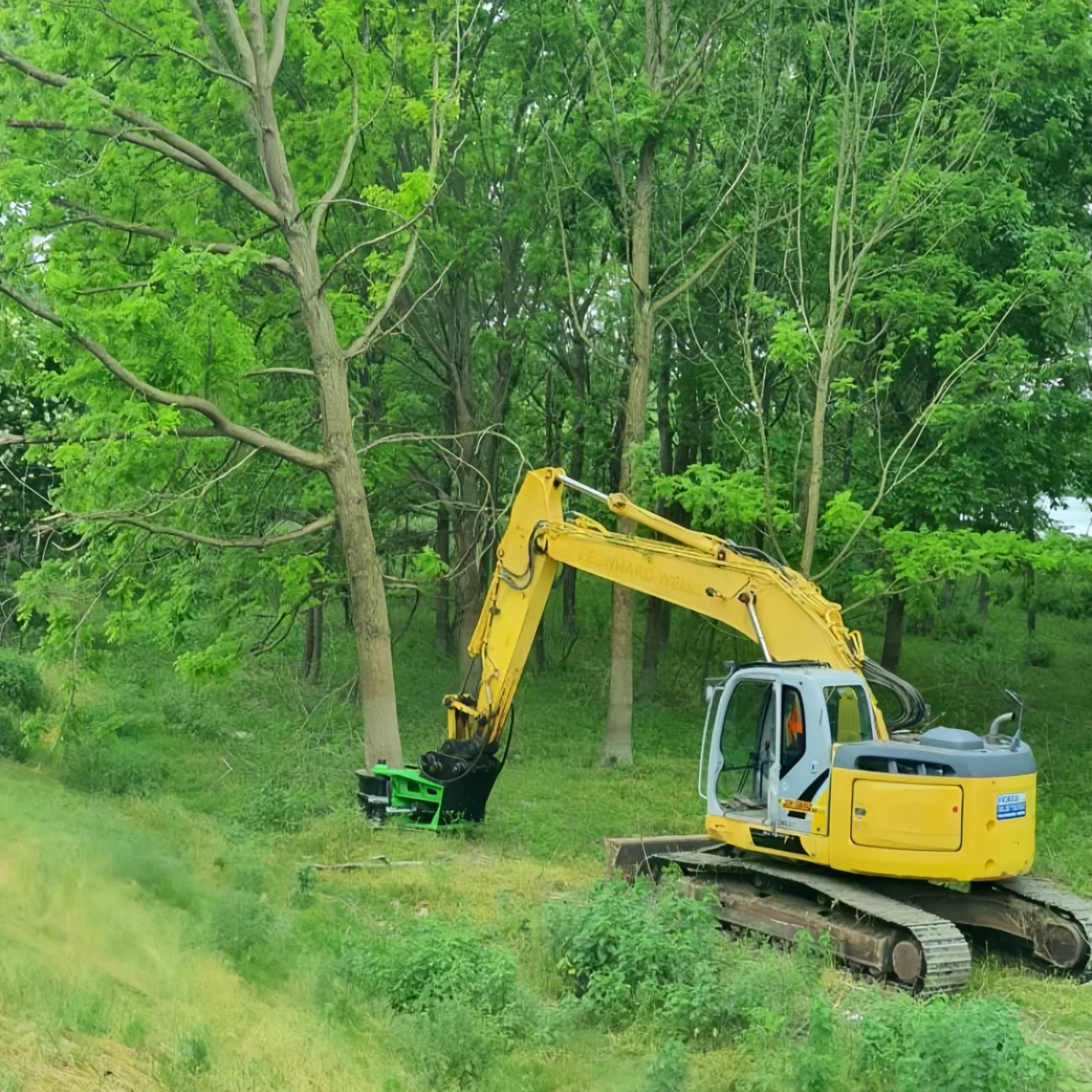 Mini Excavator Rotary Hydraulic Tree Shear for Sale| Alibaba.com
