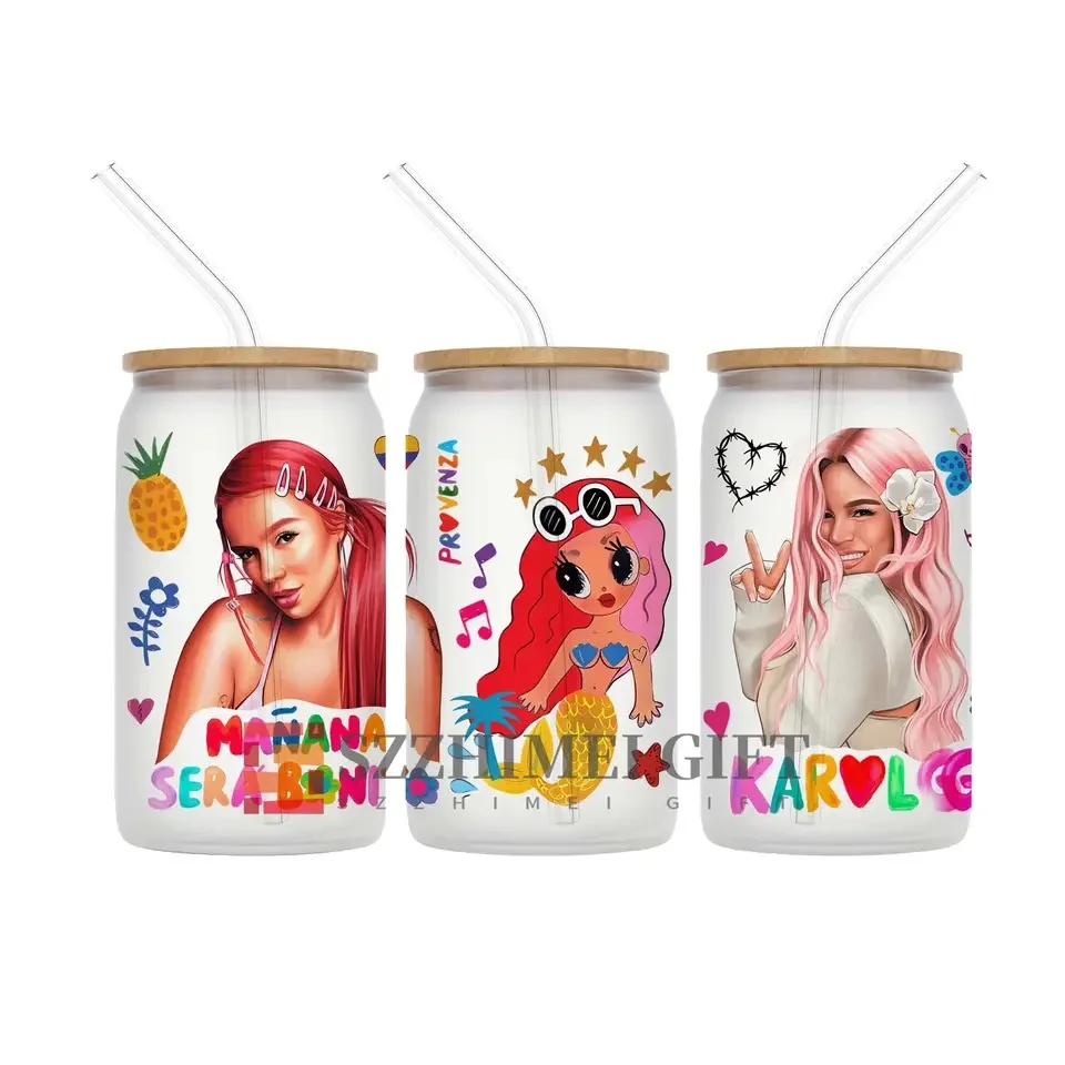 Custom Pluma Peso Cup Wrap Designs Transfer Paper For 16oz 20oz 24oz ...