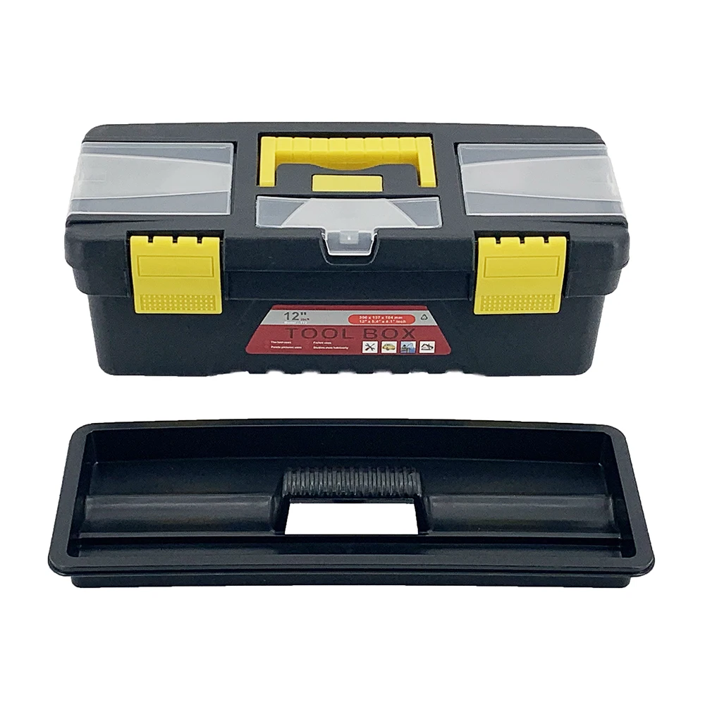 12 Inch Plastic Tool Box With Handle Electric Drill Accessories Toolbox ...