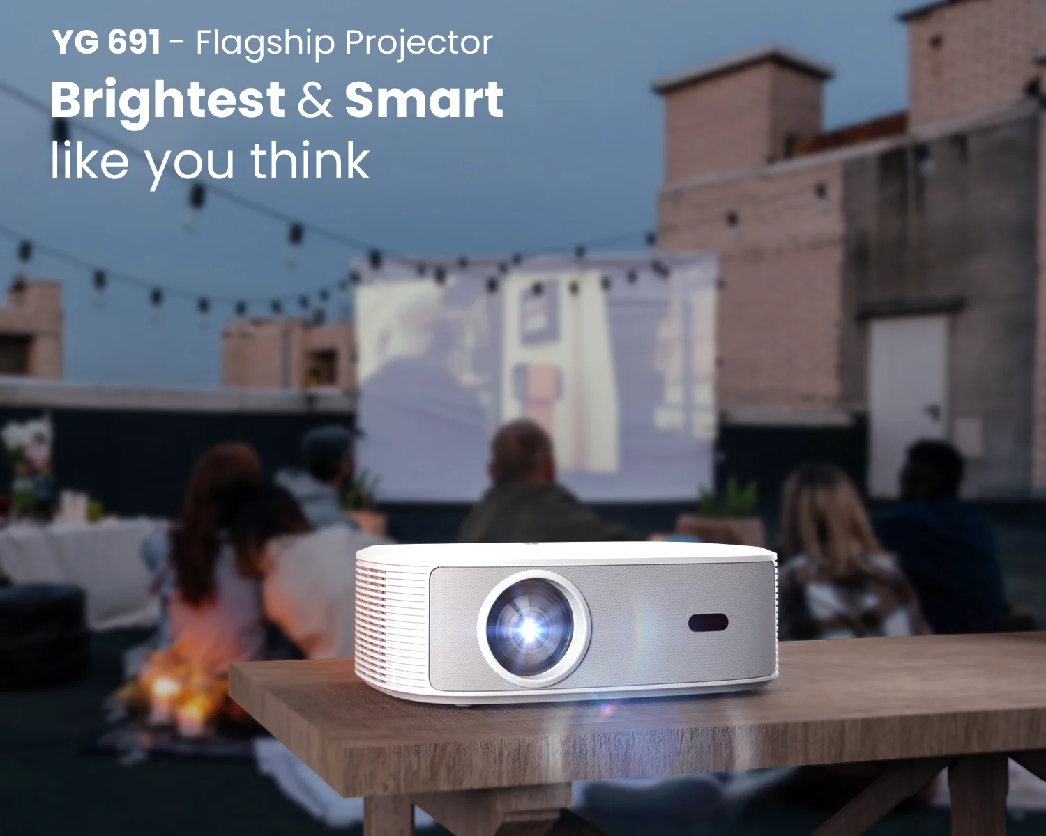 Top Projector Factory AOSP Smart Projector 2gb+64gb Home Projector ...