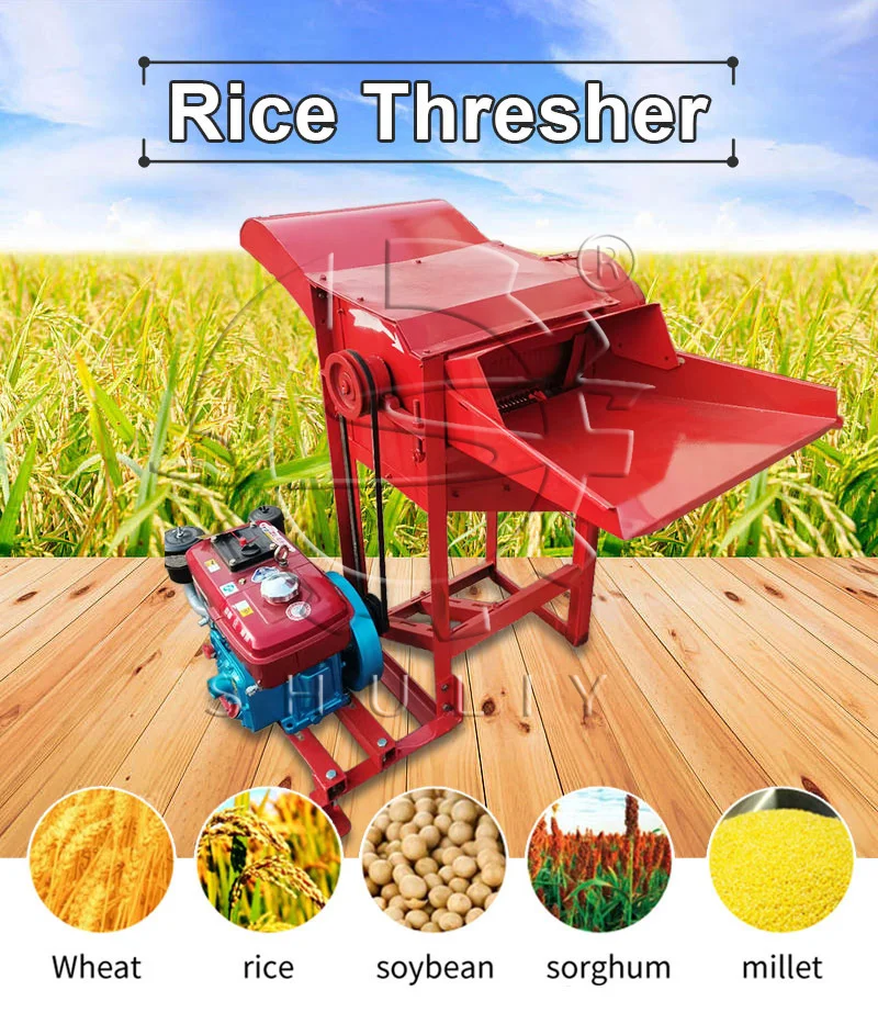 Small Wheat Threshing Machine Rice Thresher In Southafrica Pedal Wheat ...