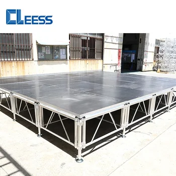 Height Adjustable All Terrain Portable Aluminum Retractable Stage ...