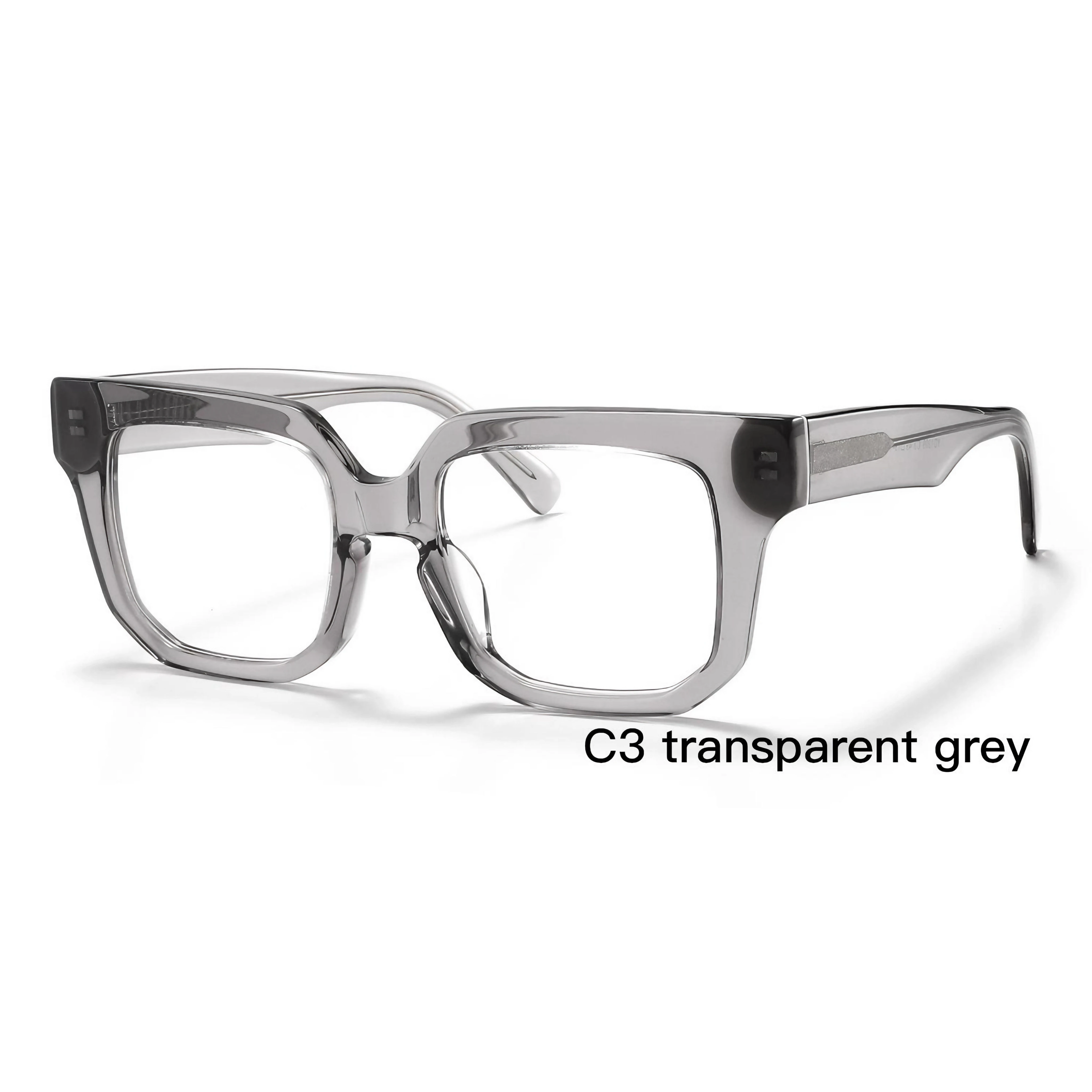 High End Acetate Optical Frame Eyeglasses - Square Spectacles