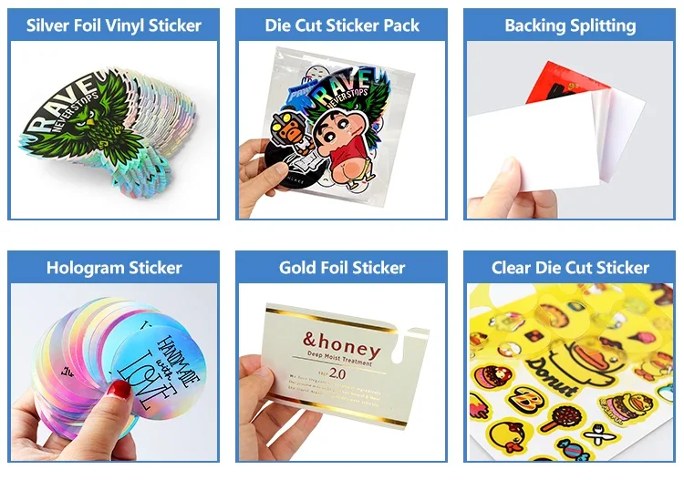 Custom Waterproof Cartoon Sticker Packs In Opp Bag For Promotion Use ...