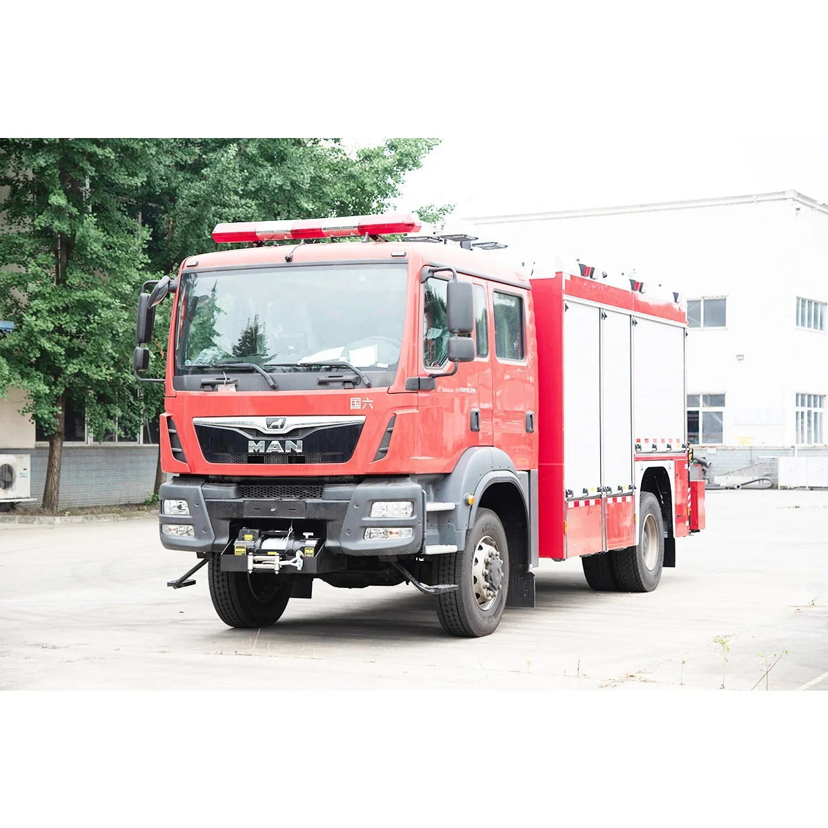 Man 4x4 Rescue Fire Fighting Truck Good Quality Specialized Vehicle ...