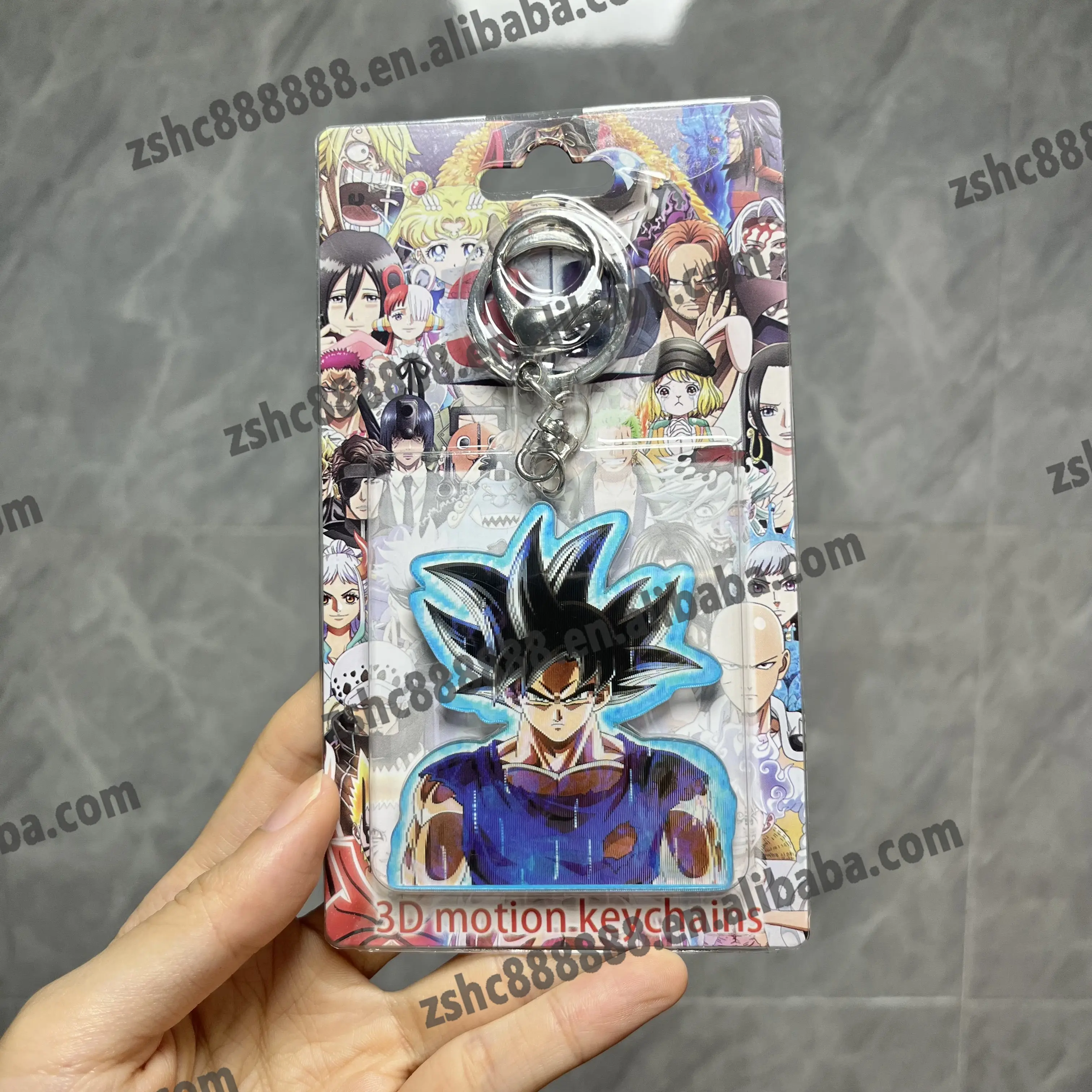 100designs Anime Motion Key Chain Demon Slayer Hunter X Hunter Acrylic ...