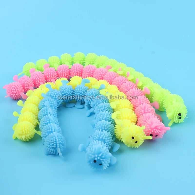 Stretchy String Fidget Toys Sensory Worm Stretch Toys For Kids Toddlers ...