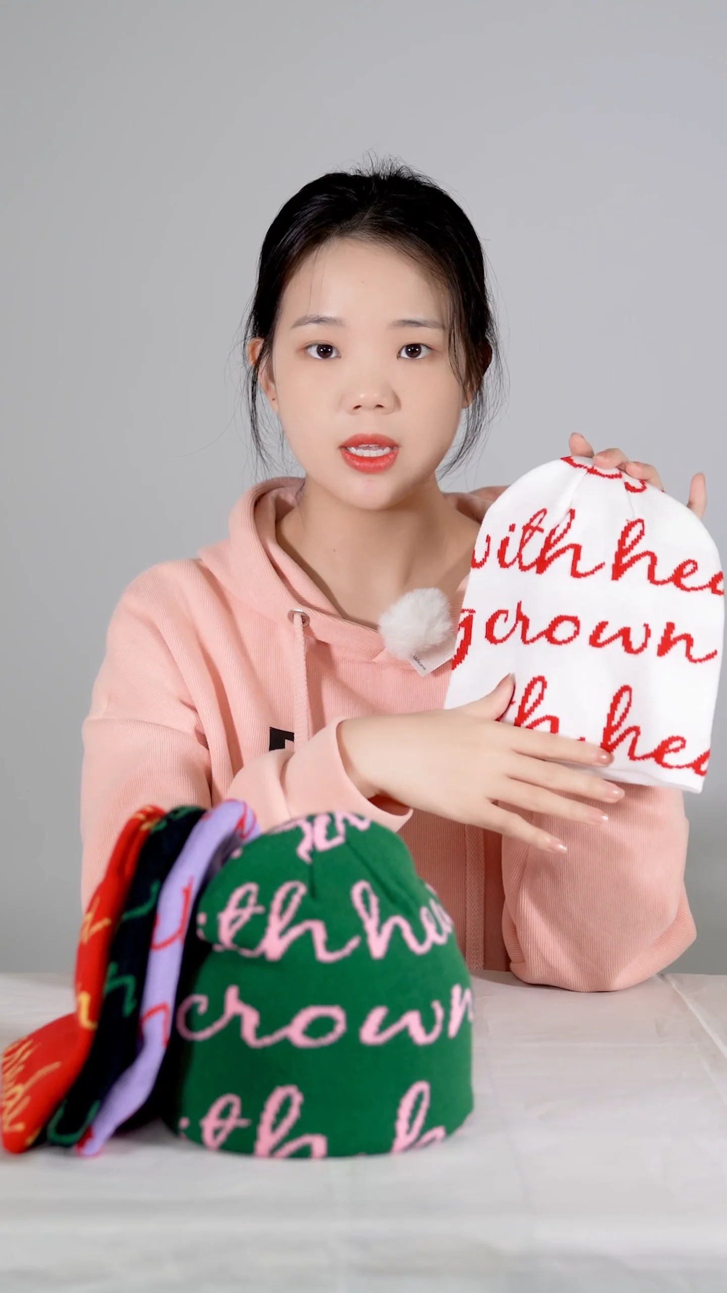 Custom Logo Knitted Printed Winter Cap Printing Jacquard Knitted Hat ...