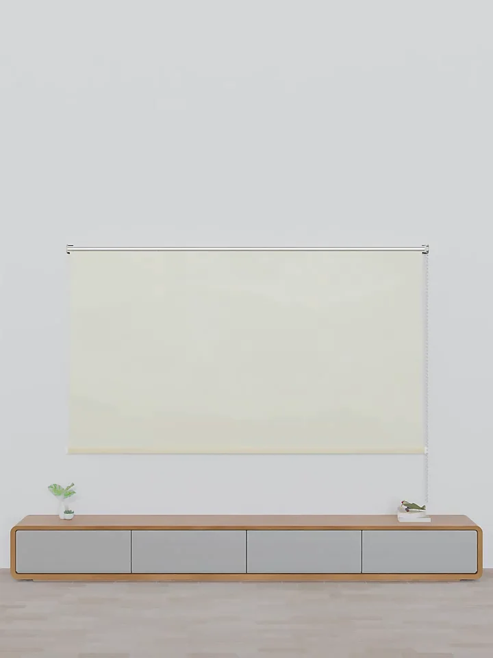 Lejiada White Grid Manual Pull Down Screen Anti-light Alr Screen 100 ...