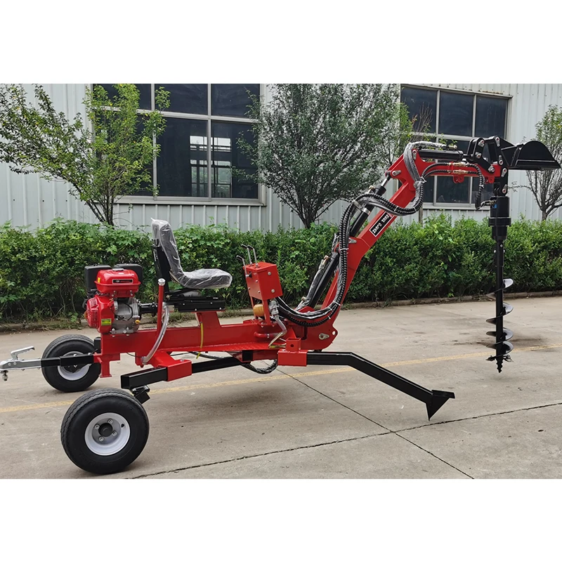Alibaba.com: Portable ATV towable mini backhoe excavator for garden and ...
