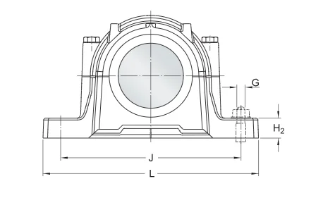 Split Plummer Pillow Block Housing Fsnl 520-617 Spherical Roller Bearing 22220e Fsnl 520 - 617 ...