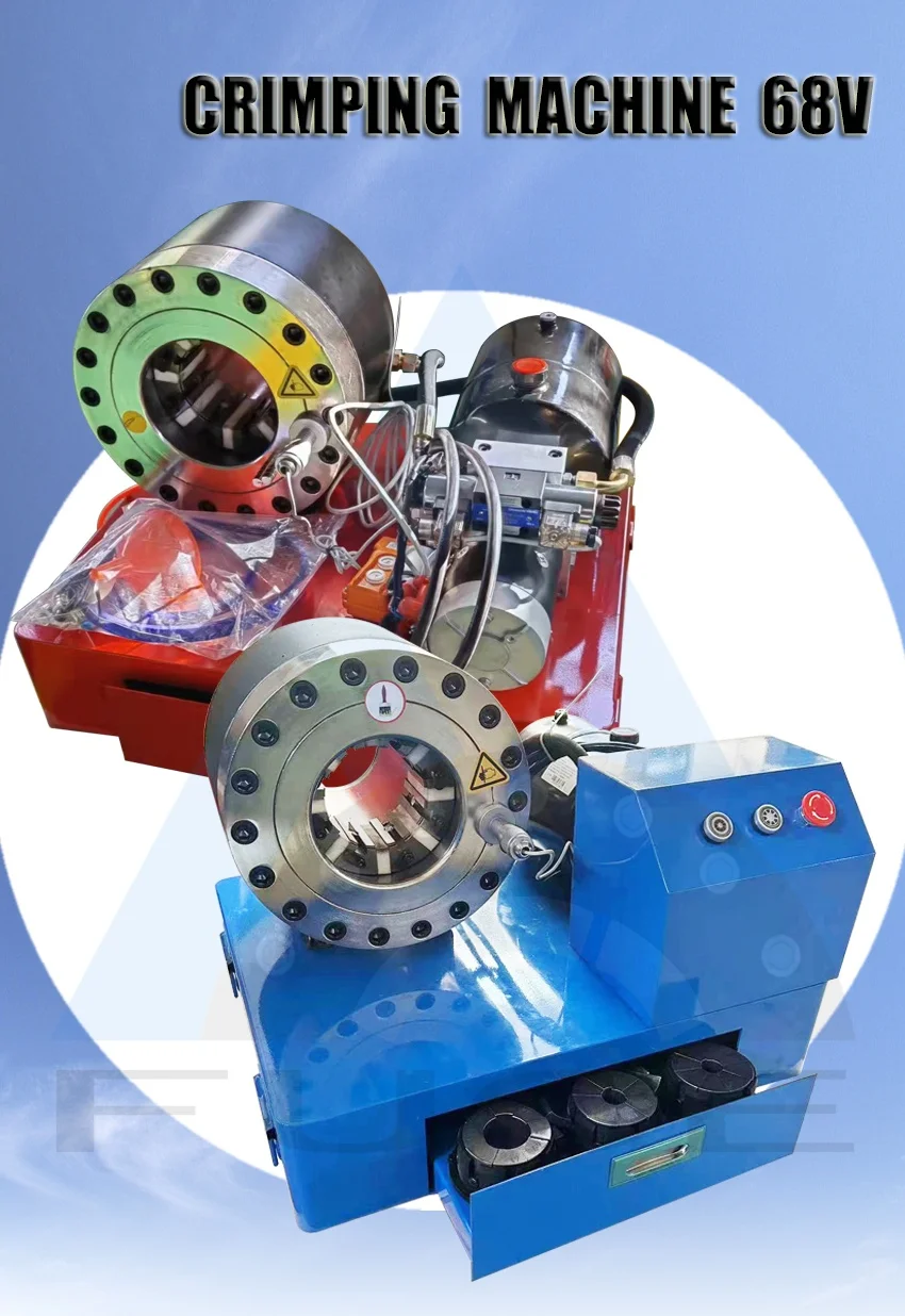 2'' 24v 12v Cable Lug Hose Crimping Machine Press For Hydraulic Hoses ...