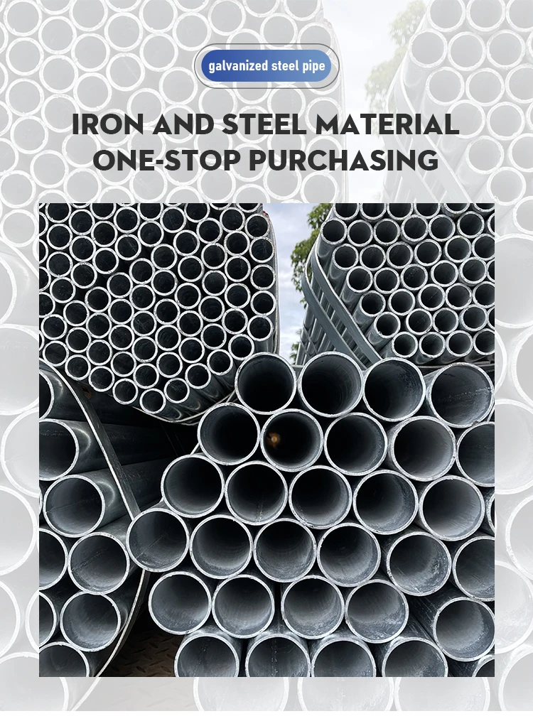 Made In China Clogged Galvanized Pipe Powder Coating Galvanized Steel ...