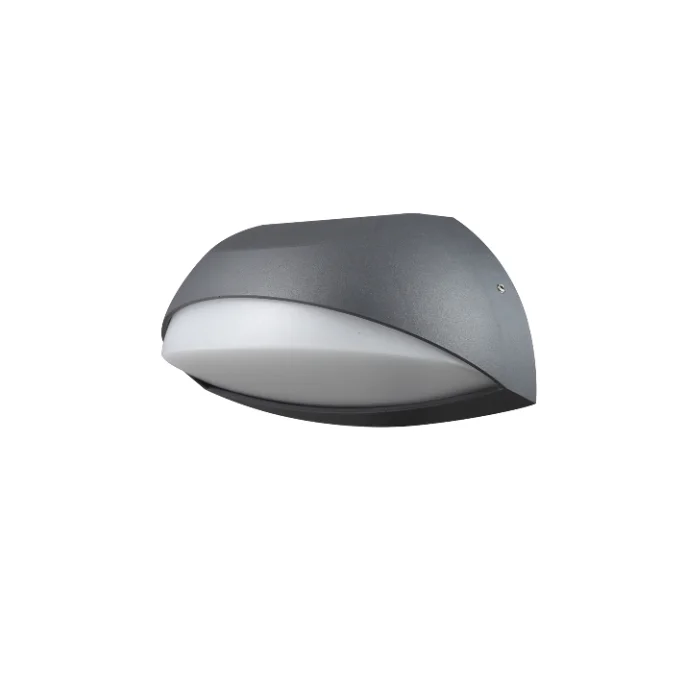 Garden Porch Led Wall Lamp Semicircle Moon Light Aluminum Outdoor ...