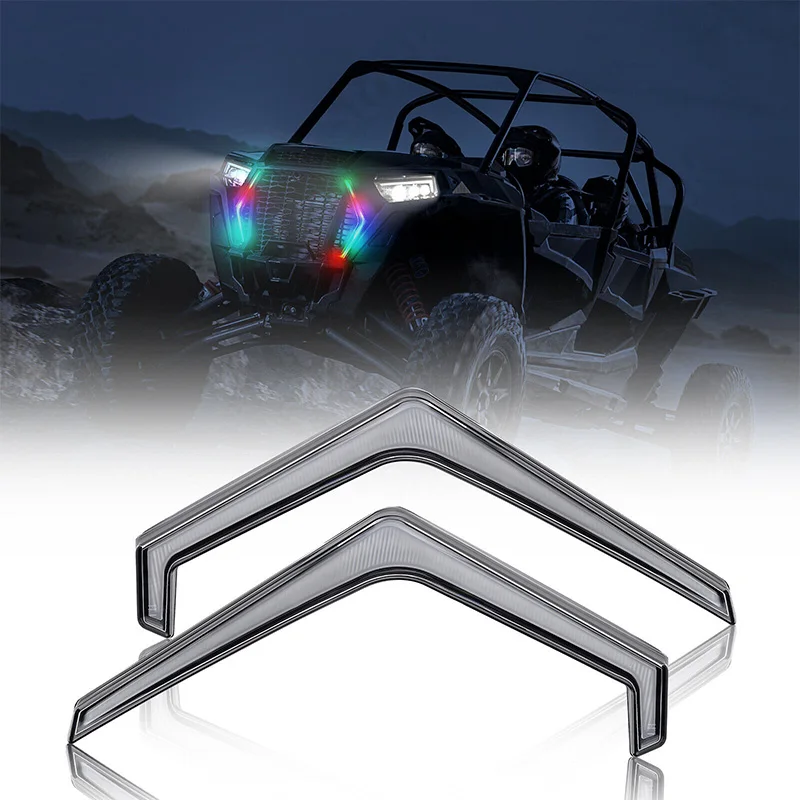 Utv Led Turn Signal Rgb Fang Accent Lights B0801-02102cl Replacement ...