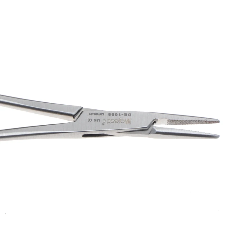 Curved Straight Surgical Needle Holder Forceps For Suture Instrument ...